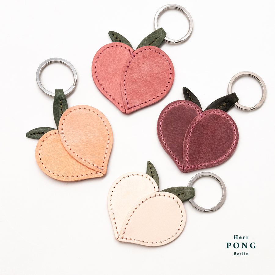 Small Peach Key Holder + Telephone Dialog box linocut Greeting card ...